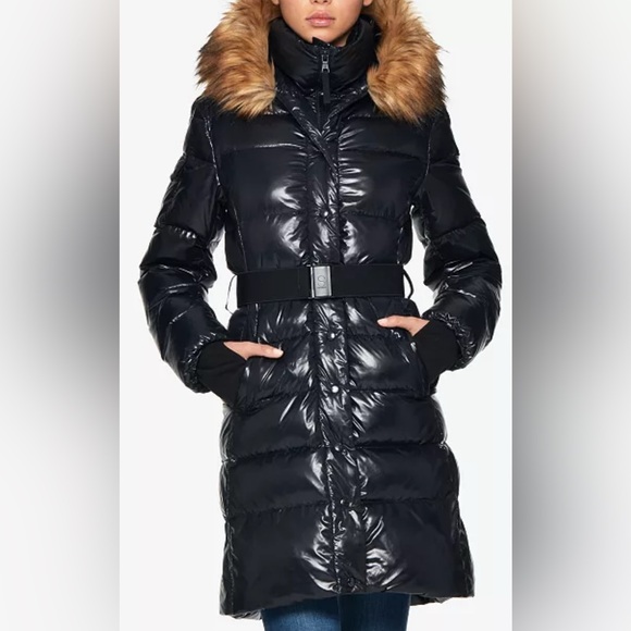 S13 | Jackets & Coats | New S3 Chalet Fauxfurtrim Hooded Belted Down ...